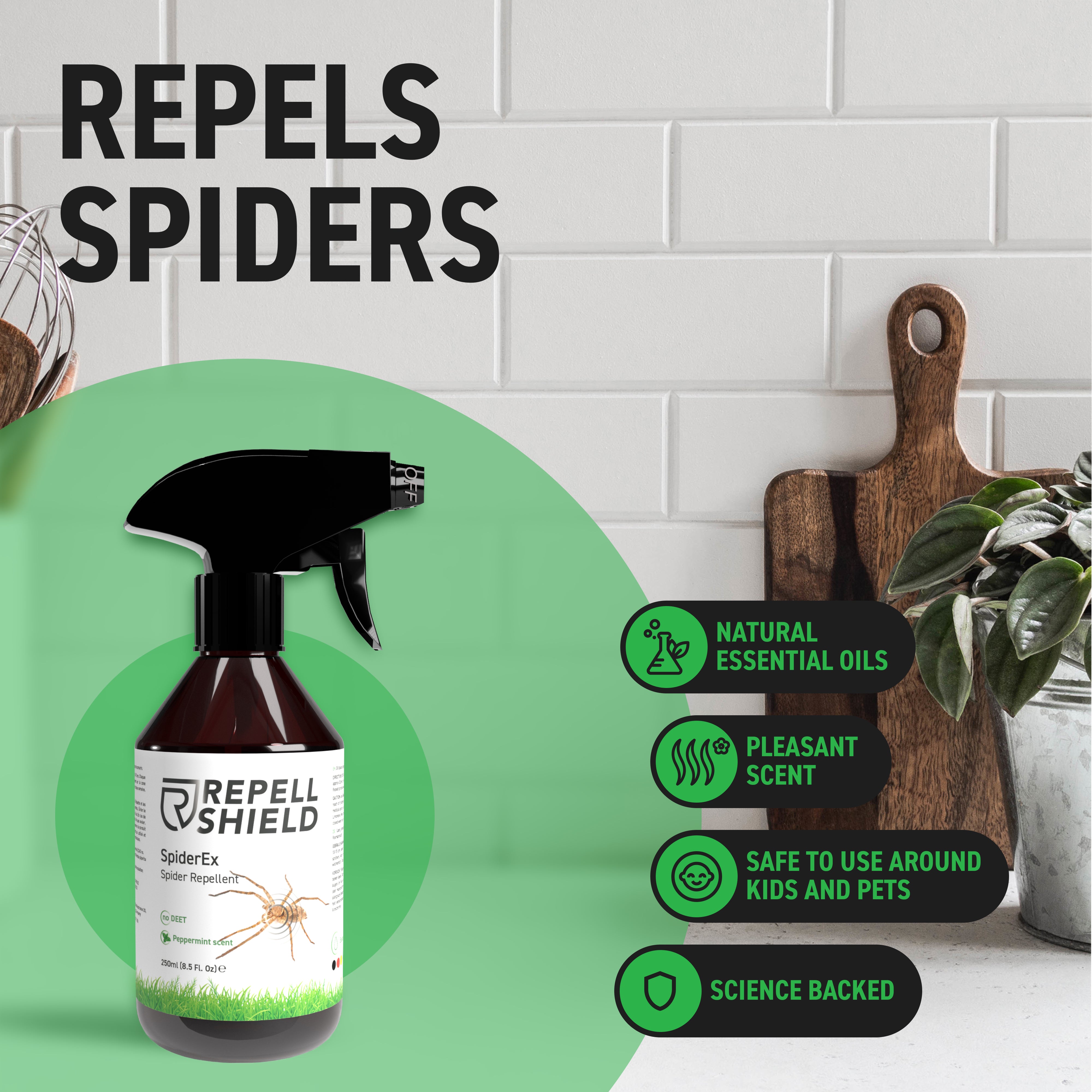 RepellShield Natural Spider Repellent, 250ml